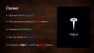 Elon musk Biography | PPTX