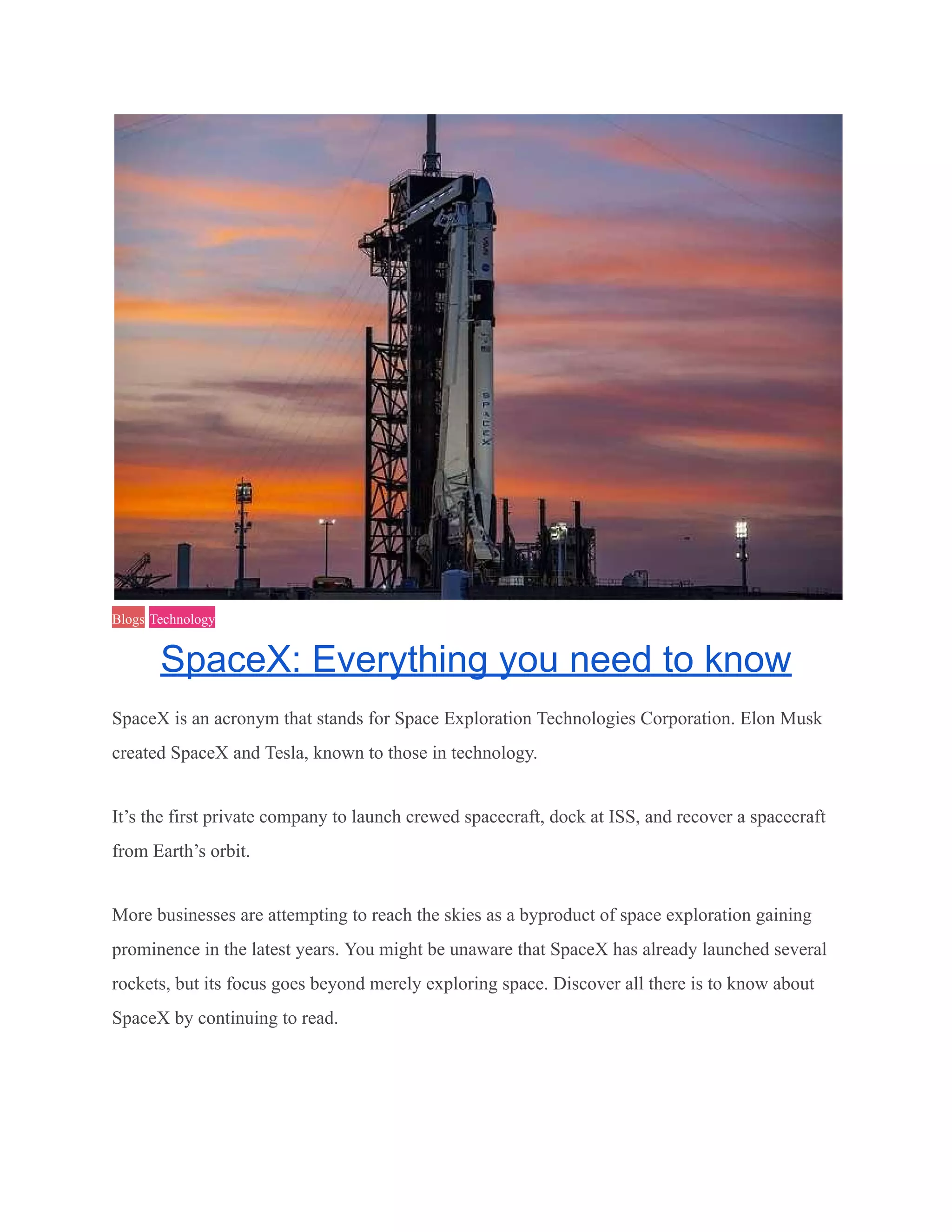 SpaceX Everything you need to know.pdf