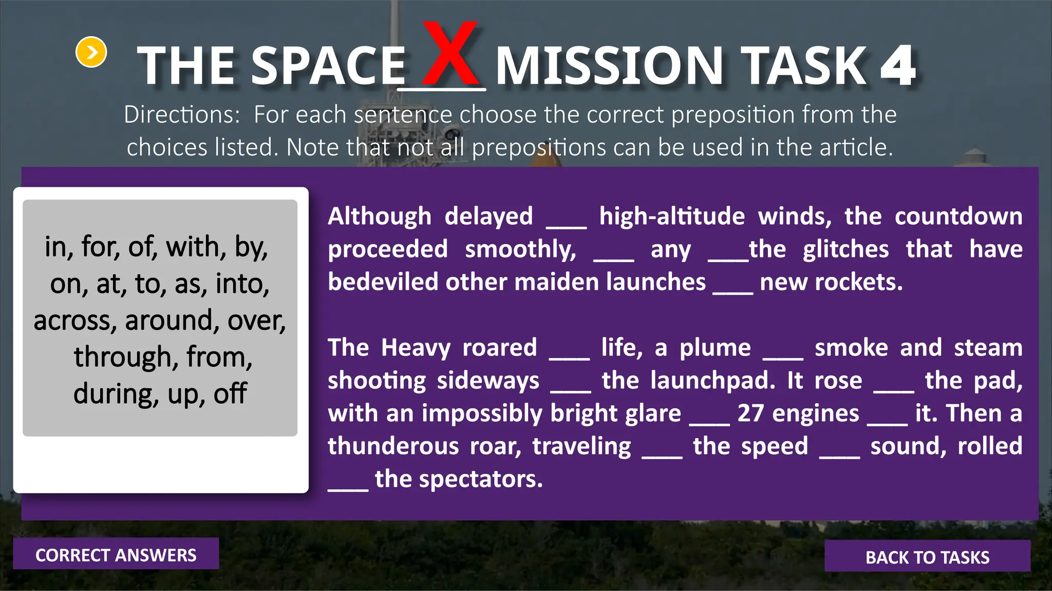 SPACE X MISSION POWERPOINT GRAMMAR GAME.pptx