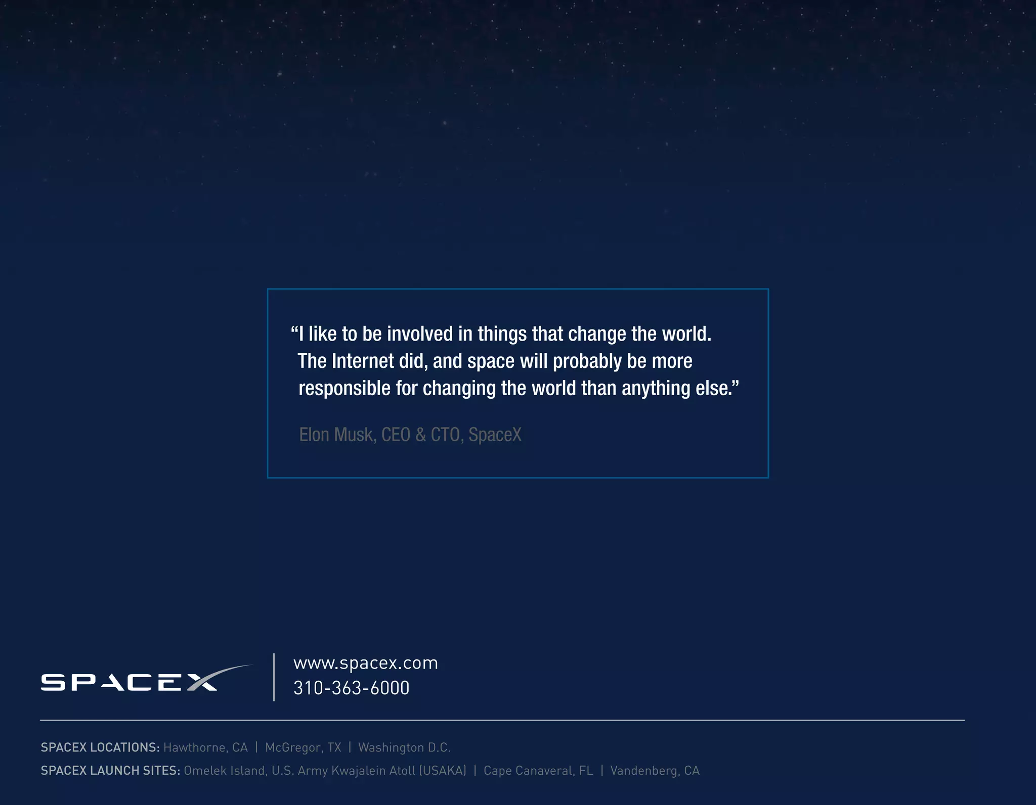 SpaceX Overview | PDF