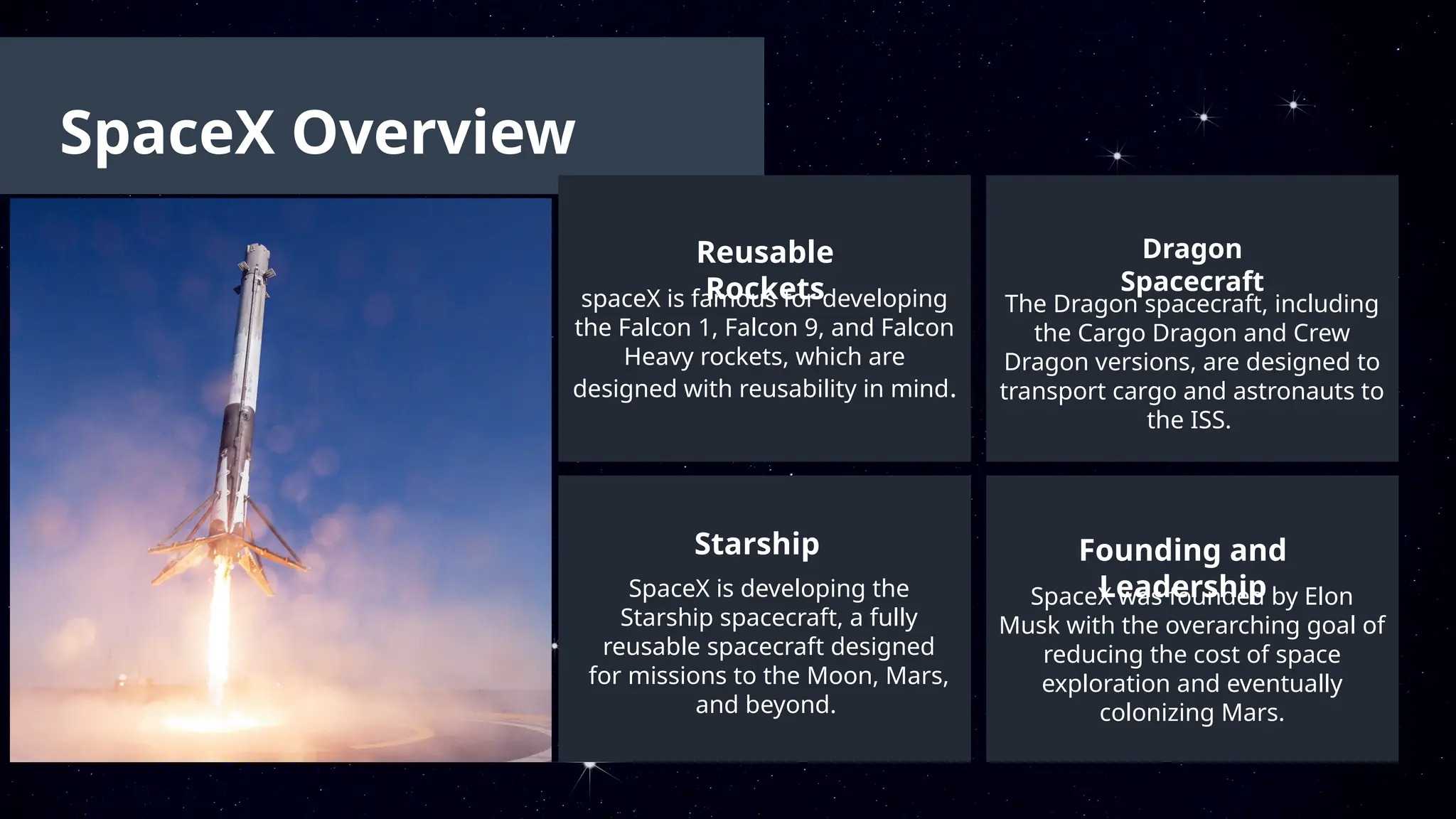 SpaceX and Reusable Rockets Presentation .pptx