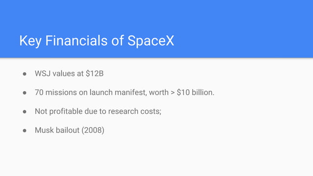 Space x project | PPT