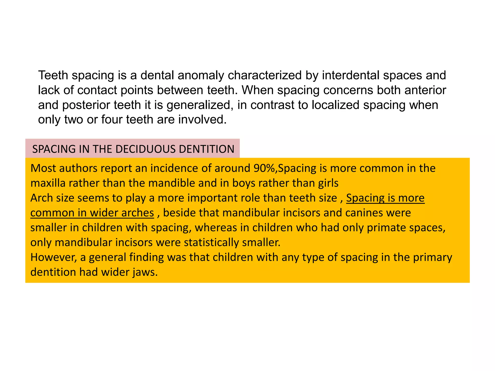 Spacing in orthodontic 2019.pptx