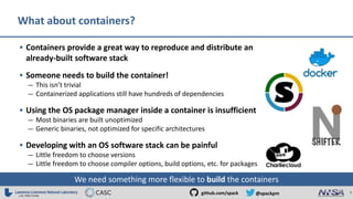 Spack - A Package Manager for HPC | PPT