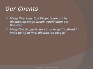 Spa Consultants Profile | PPT