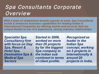 Spa Consultants Profile | PPT