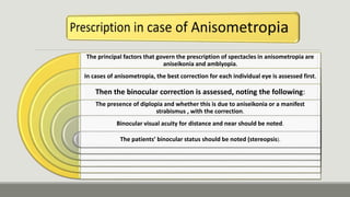 Spectacles prescription in children | PPT
