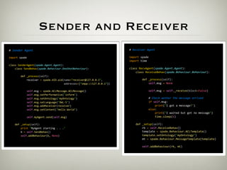 SPADE: Agents based on XMPP | PPT