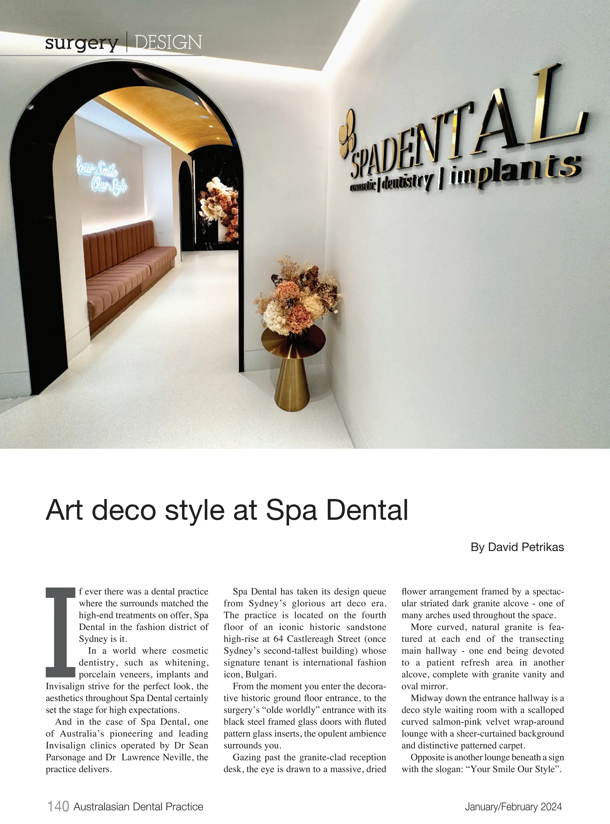 Discover the Art Deco Style at Spa Dental | PDF