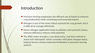 SPAD Meter: A Precision Tool for Crop Nutrient Management.pptx