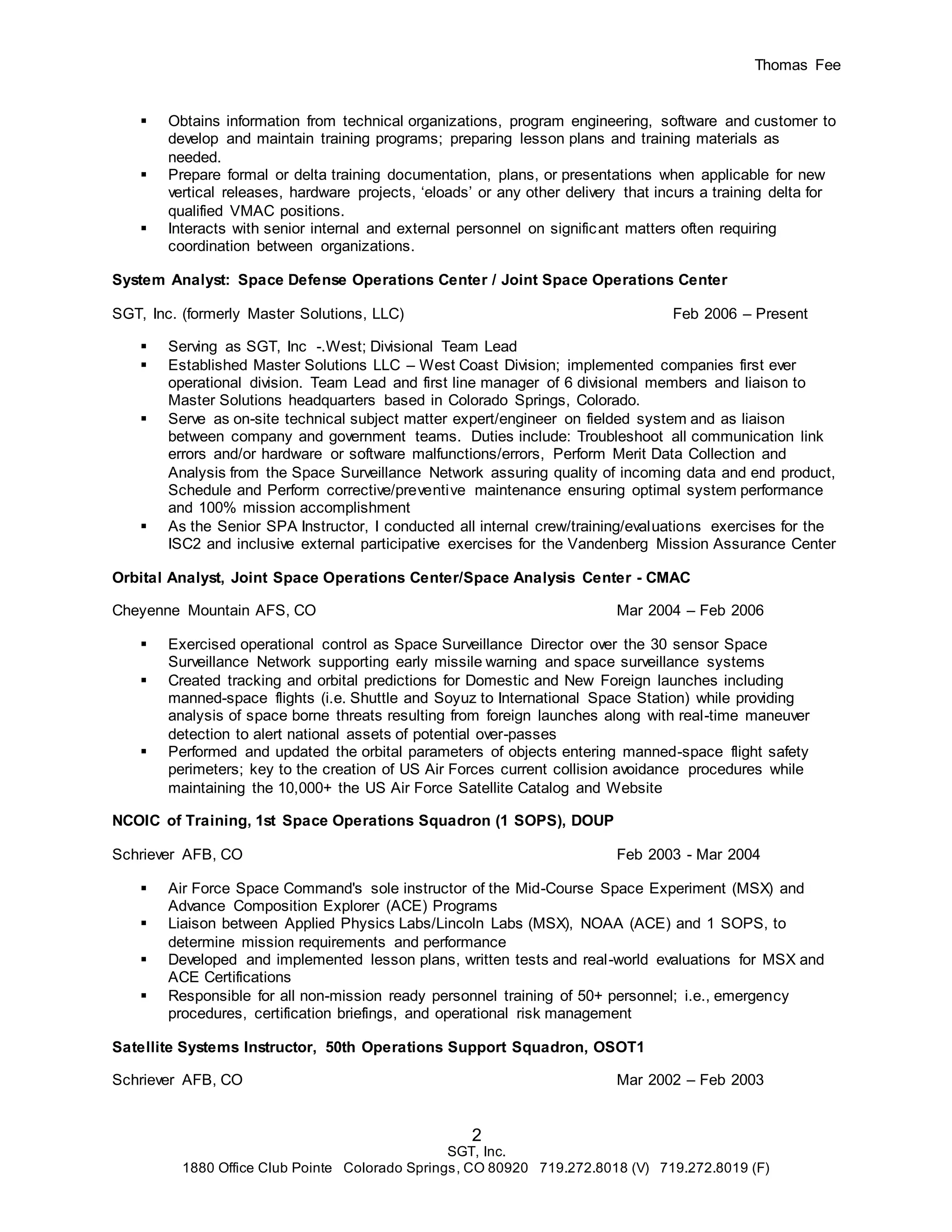 Spadoc sme resume 2016 | DOCX