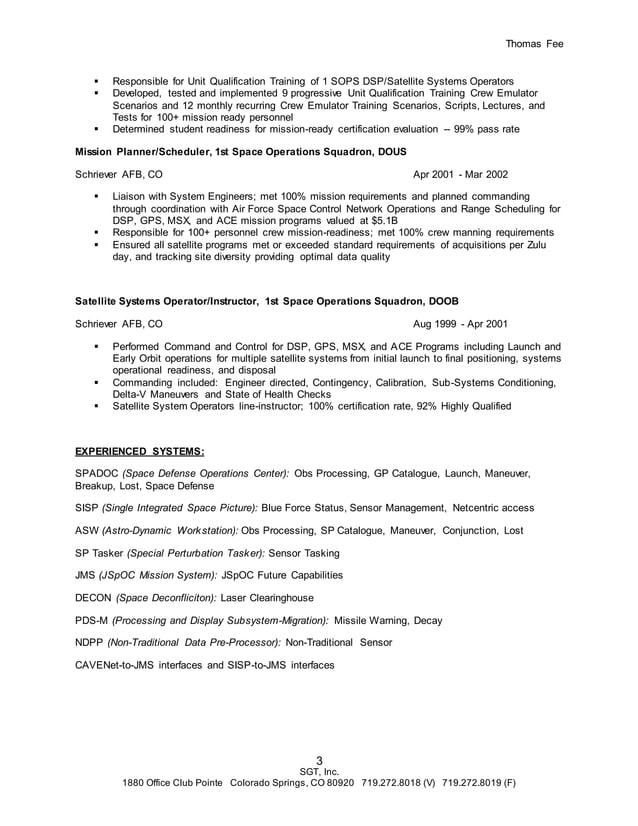 Spadoc sme resume 2016 | PDF