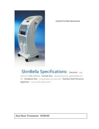 Spa equipment | DOCX