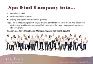 The Spa Find Mineral Concept | PPT