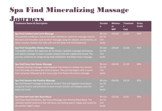 Spa Find Mineral Treatments | PPT
