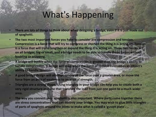 Spaghetti bridge competition 2010 | PPT