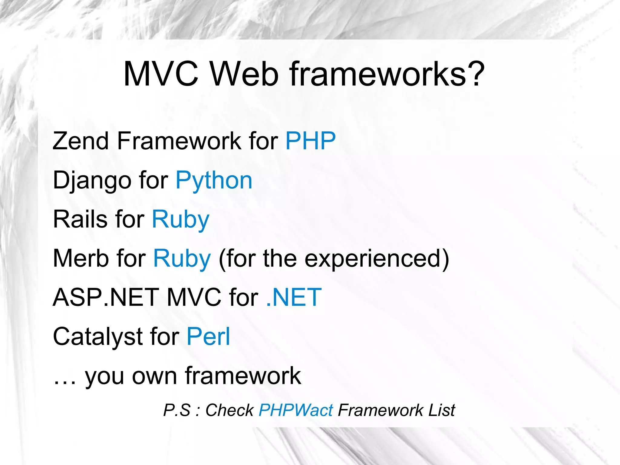 Spaghetti Code vs MVC | ODP