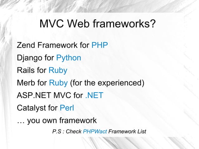 Spaghetti Code vs MVC | ODP