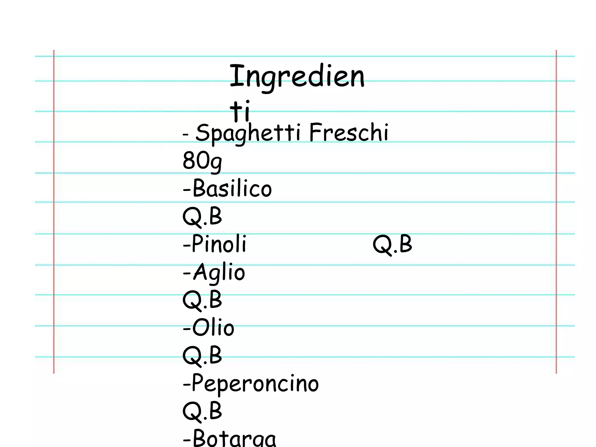 Spaghetti | PPT
