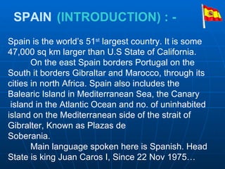 Spain | PPT