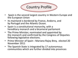 Spain | PPTX | Europe Travel | Travel Locations