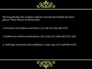 Muslim Rule in Spain | PPT