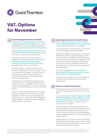 Spain: VAT options for November 2017 | PDF | Business Accounting ...