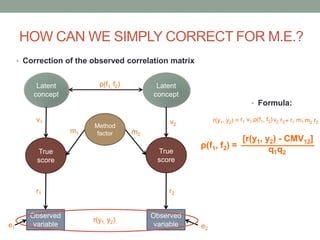 SIMPLE CORRECTION FOR MEASUREMENT ERRORS WITH STATA | PPT