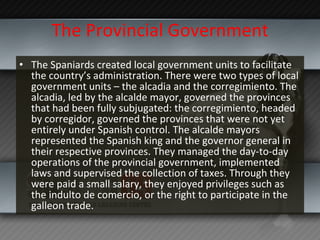 Spain As Colonial Masters | PPT