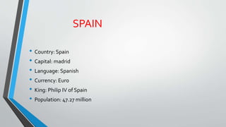 Spain diapositivas | PPTX