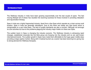 Spa industry | PDF
