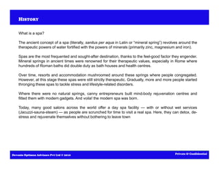 Spa industry | PDF