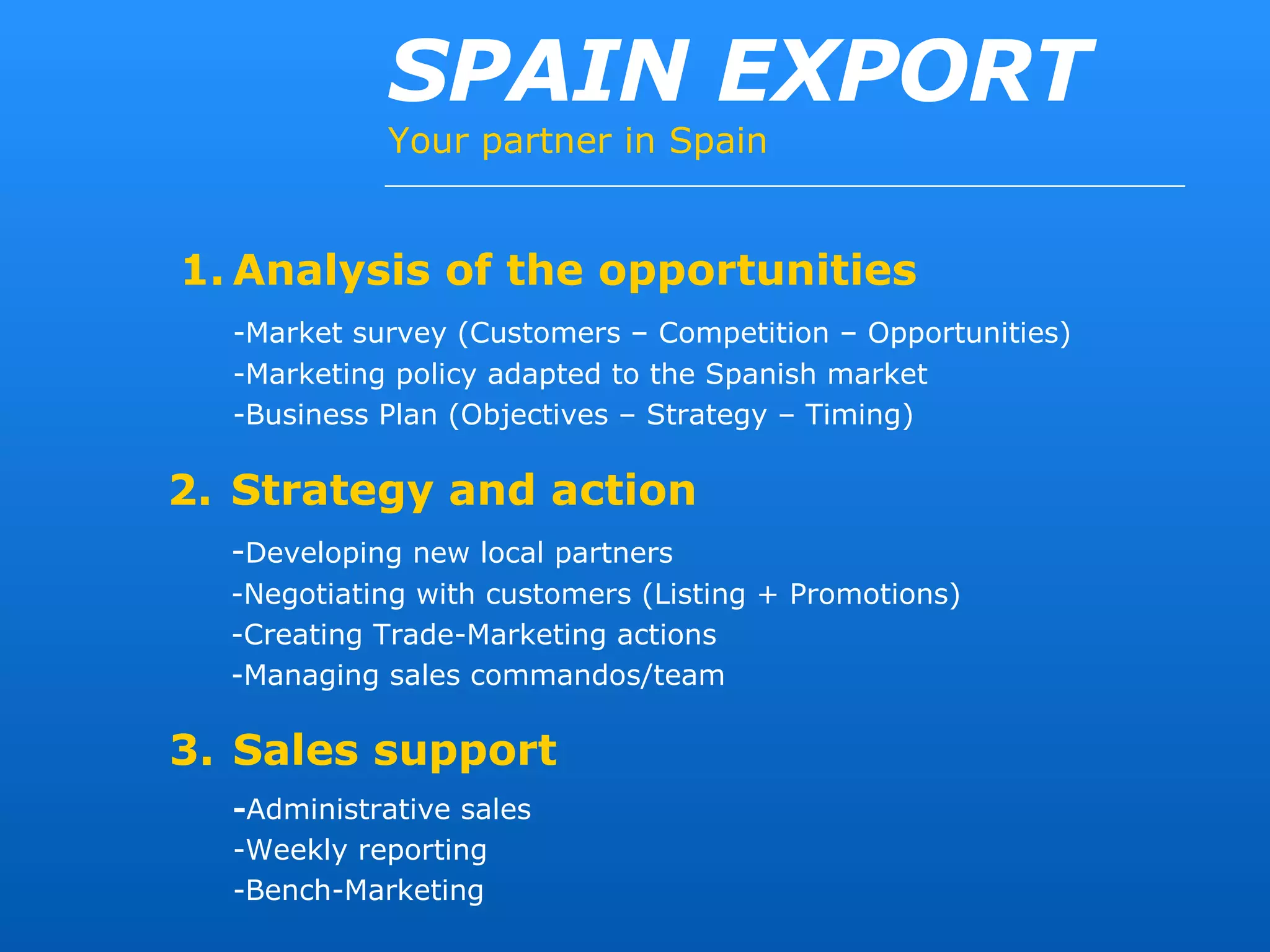 Spain Export Gb | PPT