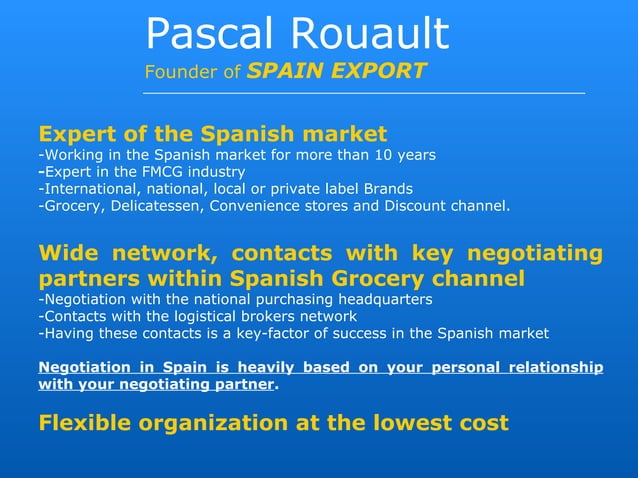 Spain Export Gb | PPT