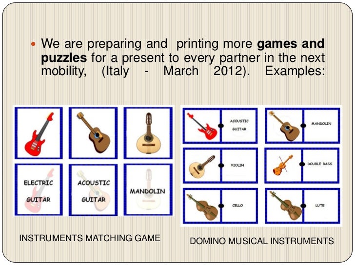 Spanish Musical Instruments at school Juan XXIII