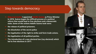 Spain in the 20th century, from dictatorship to democracy | PPT