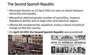 Spain in the first third of 20 th century 1902 1939 | PPTX