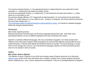 Spainish language | PDF