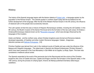 Spainish language | PDF