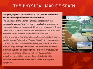Spain landscape and territorial organisation. | PPTX