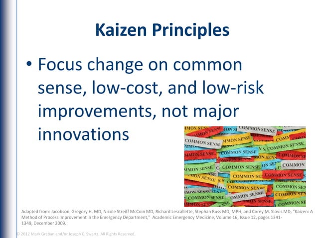 Mark Graban - Kaizen Presentation for Spain | PPTX