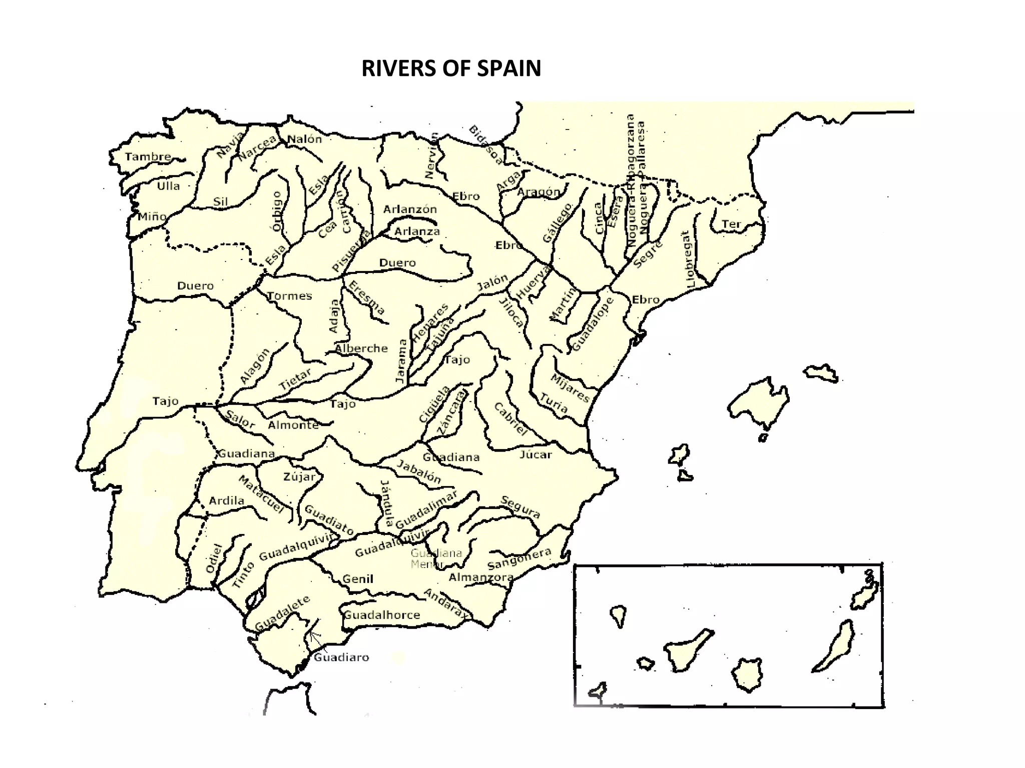Spain's relief, rivers and protected environments | PPT