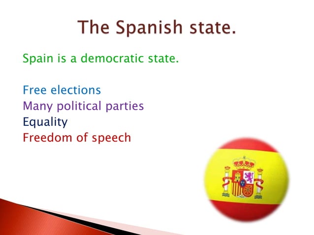Spain´s political system | PPTX