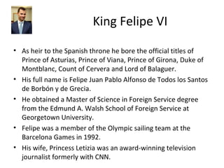 Spain's royal family | PPT