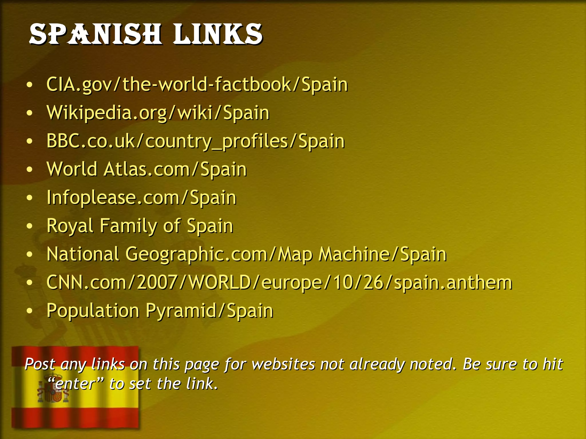 Spain Template T 2 | PPT