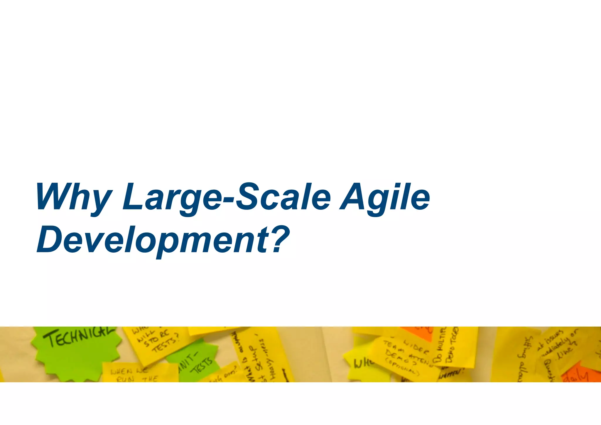Agile Development in Large-Scale: Challenges and Insight from Research | PPT