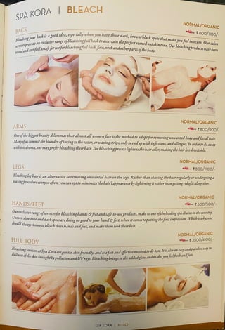Spa kora Massage Packages | Best Body Massage Centre in Chandigarh | PDF
