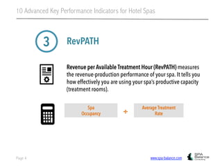 The Essential Spa KPI Kit | PDF