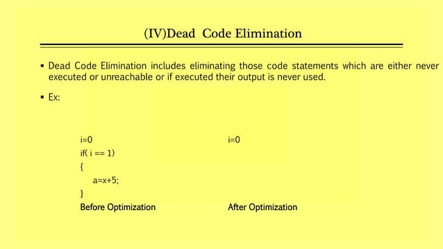 Compiler in System Programming/Code Optimization techniques in System ...