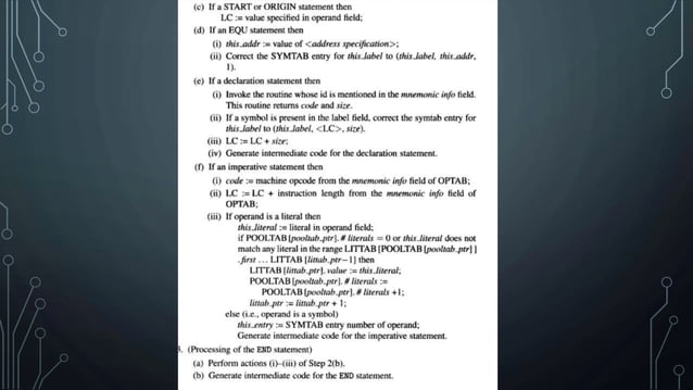 Design Of A Two Pass Assembler Pptx Programming Languages Computing